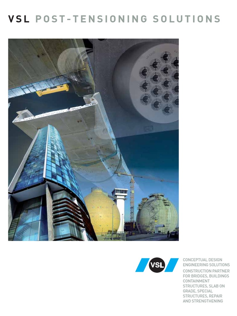 Vsl Brochure | Prestressed Concrete | Pipe (Fluid Conveyance)