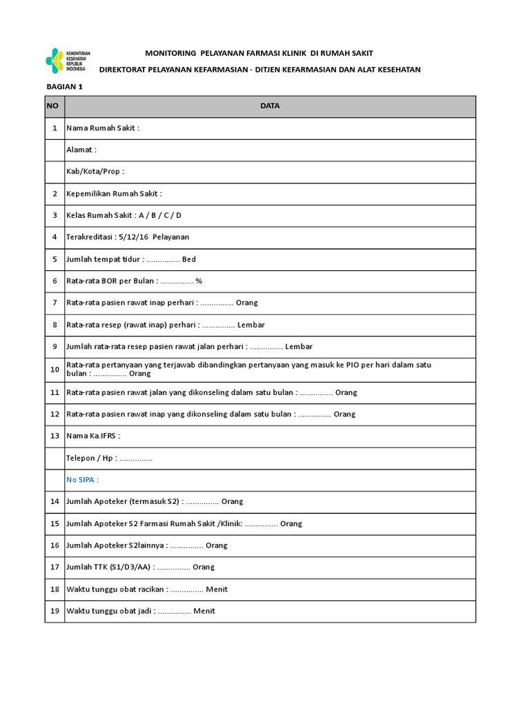 Form Monev Yanfar Rs | PDF