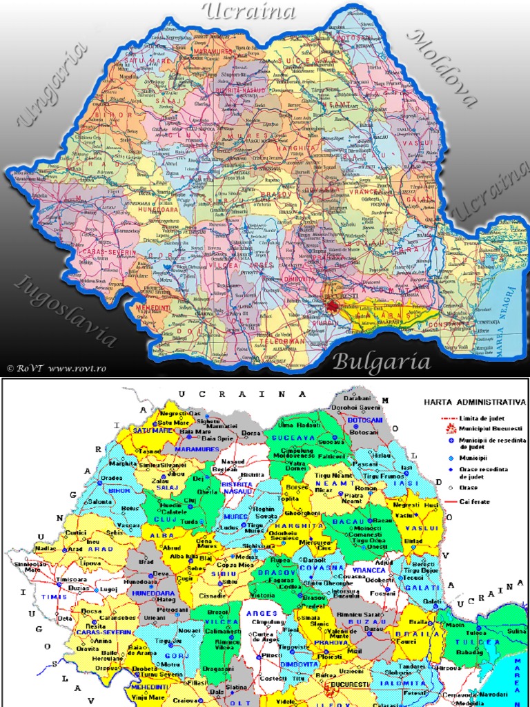 Harta Romaniei | PDF