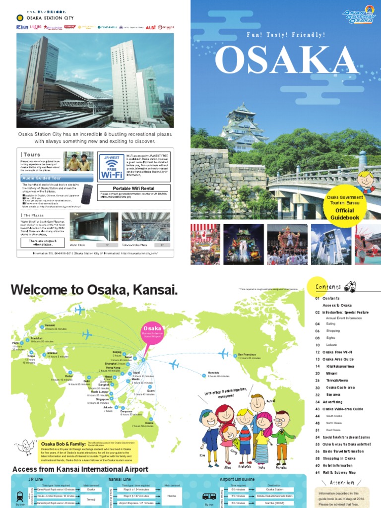 Map Osaka | PDF | Japanese Cuisine | Cuisine