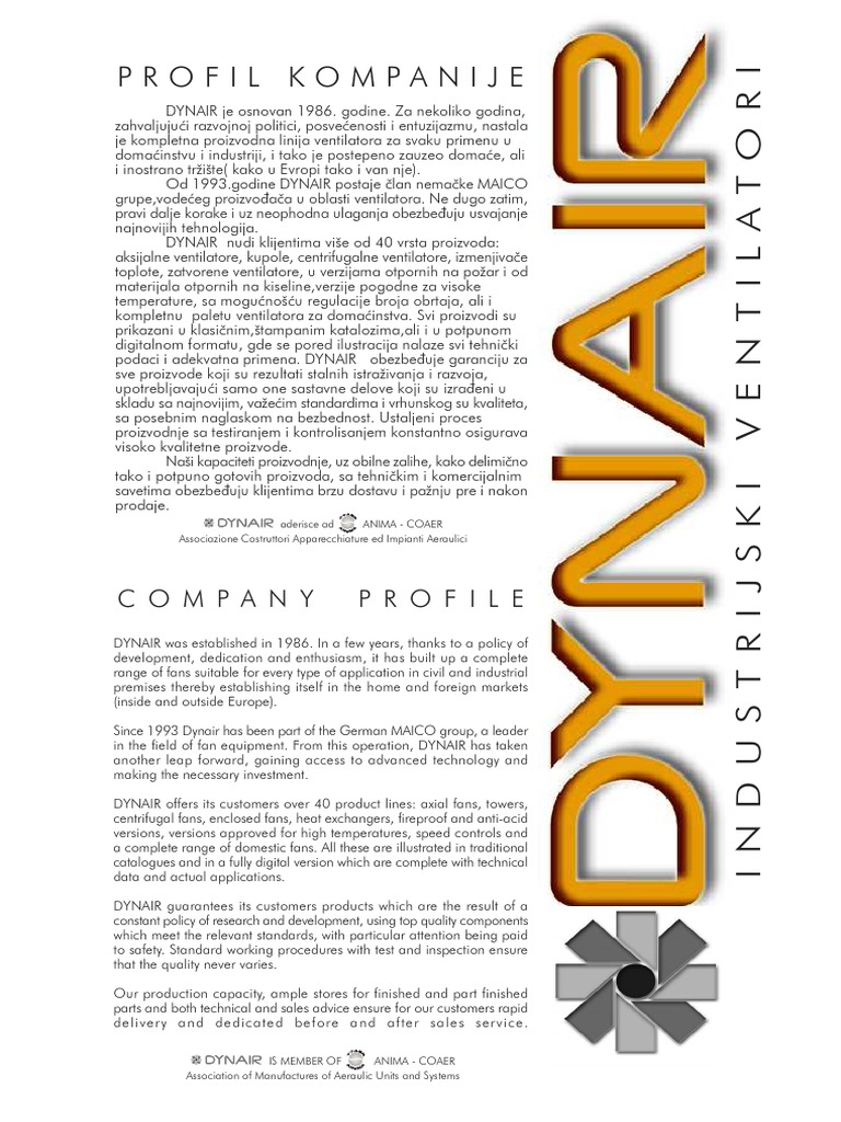 DYNAIR Catalog SR | PDF