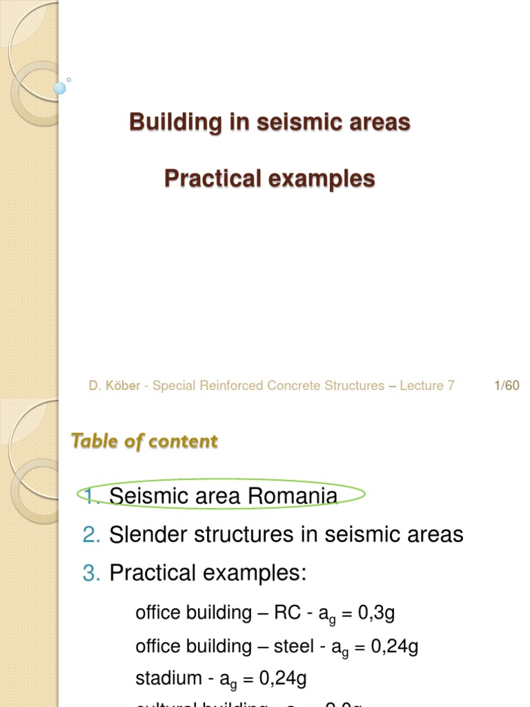 Reinforced Concrete Lecture 7 Special Structures | PDF | Reinforced ...
