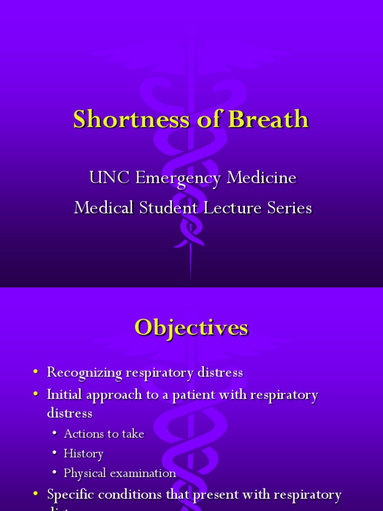 Shortness of Breath.ppt | Heart Failure | Asthma