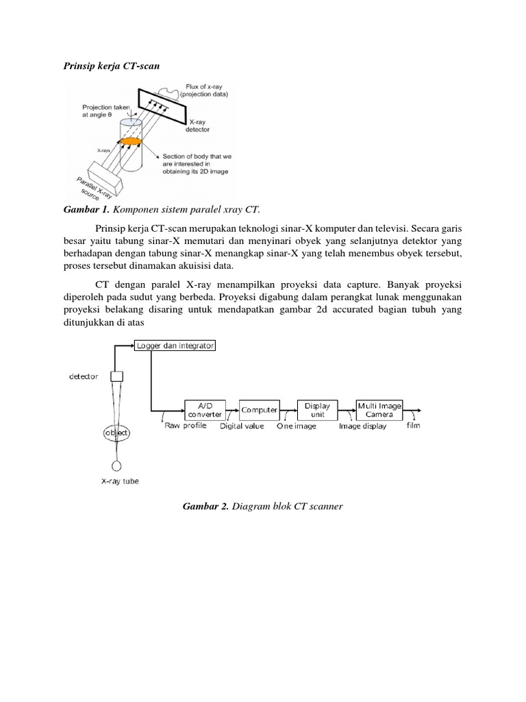 Prinsip Kerja dan Komponen CT Scan | PDF