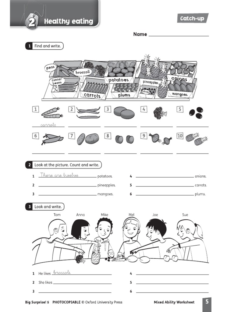 Big Surprise 5 Worksheets | PDF