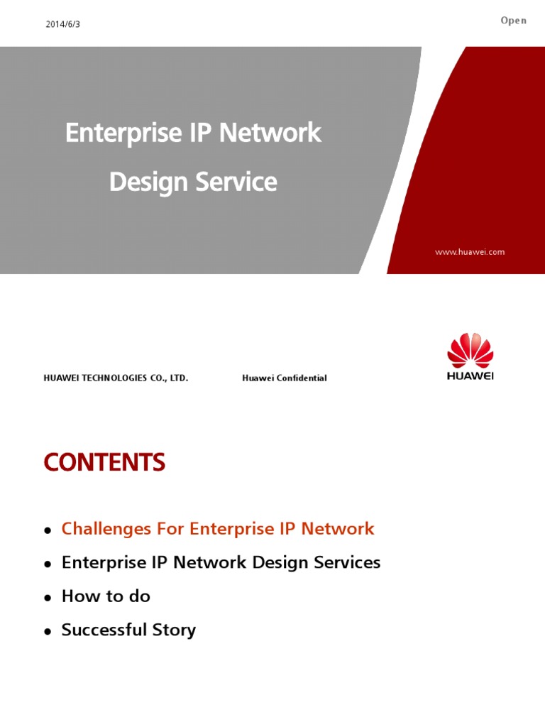 Enterprise IP Network Design Service Product PDF | PDF | Virtual ...