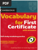 First Certificate Language Practice. English Grammar and Vocabulary 4th ...