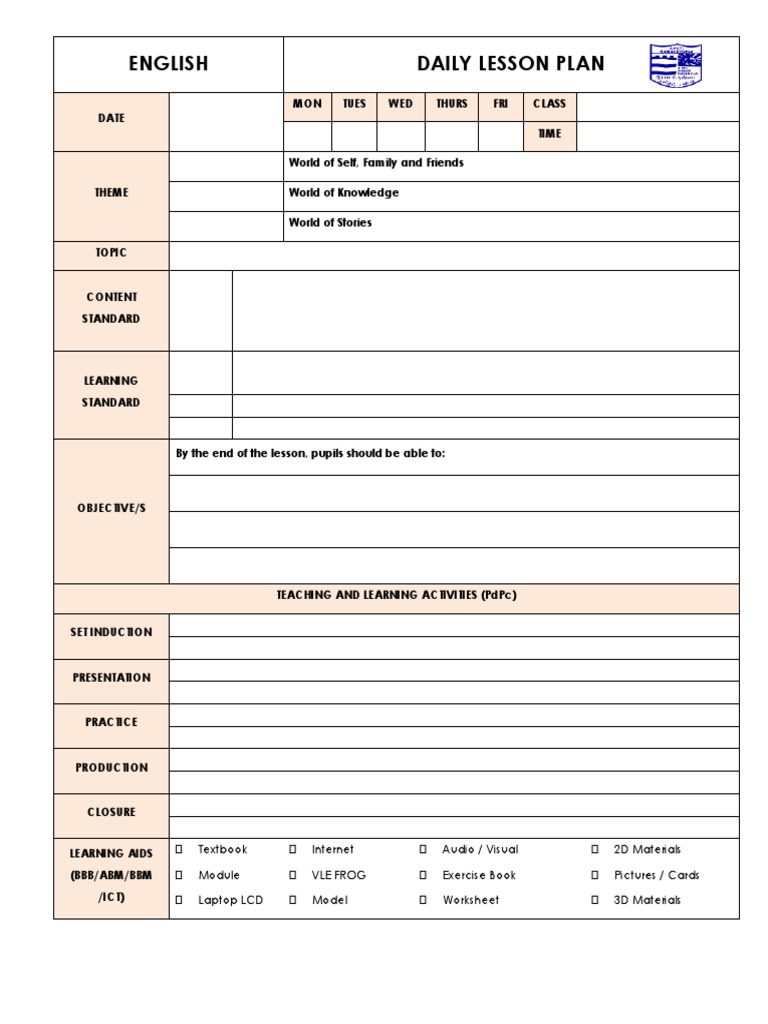 English RPH Template | PDF | Educational Technology | Learning