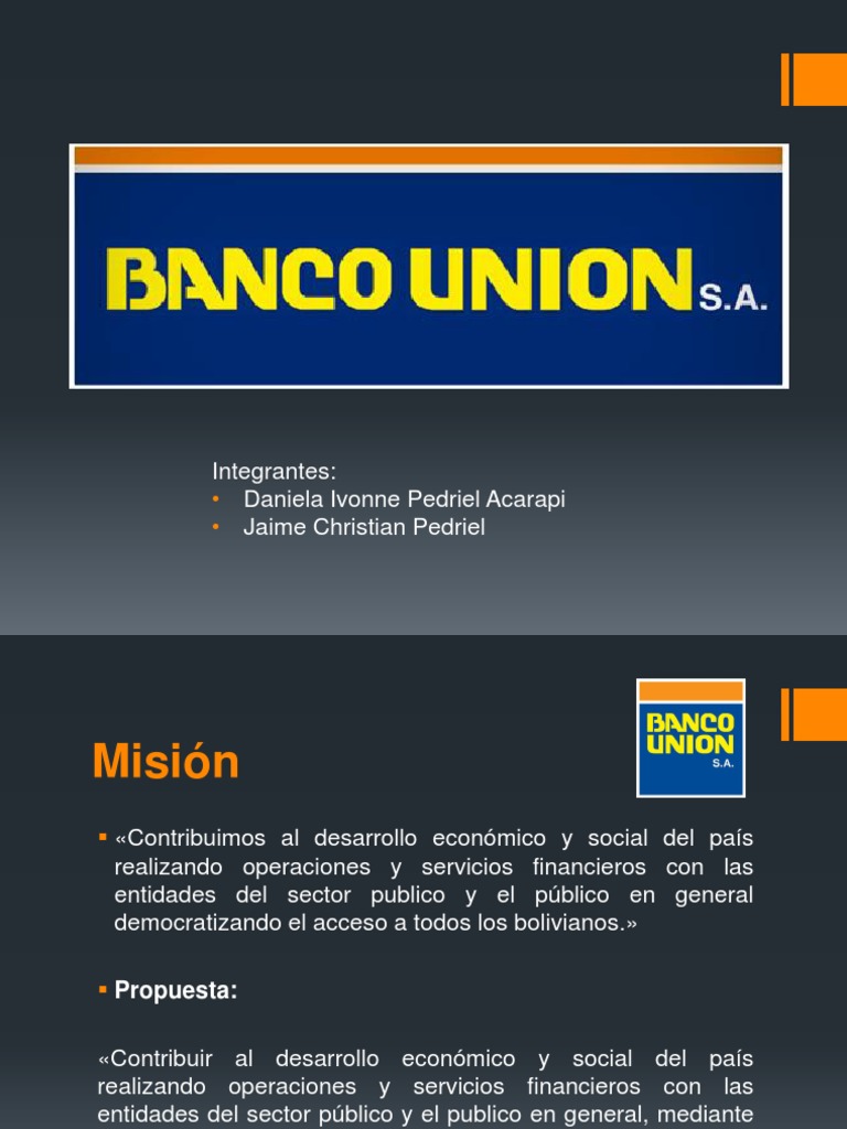 Banco Unión | PDF