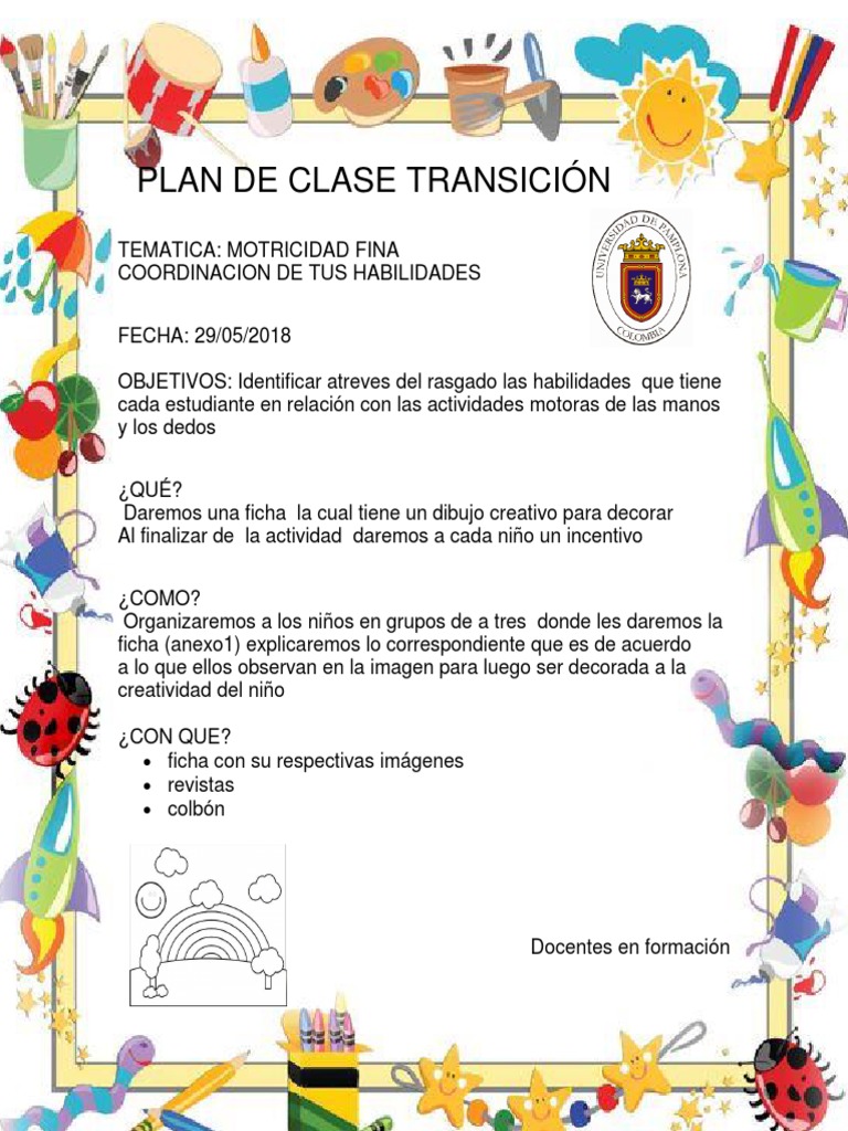 Plan de Clase Transición | PDF
