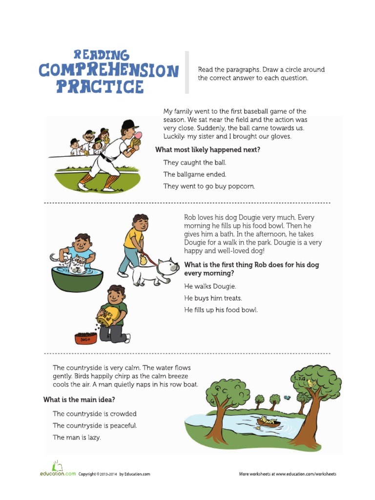 Practice Test Reading Comprehension PDF | PDF