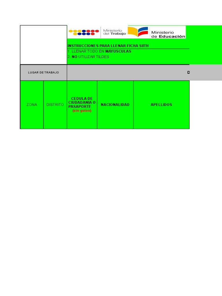 Formato Siith | PDF
