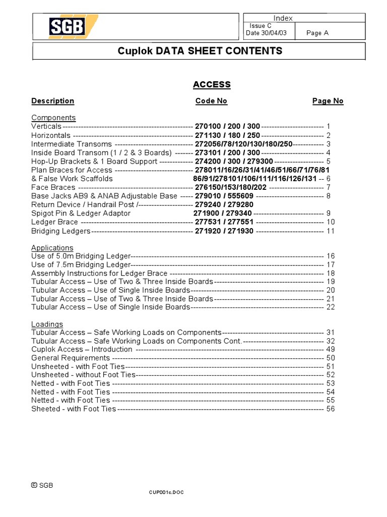 Cuplok | PDF | Scaffolding | Building Engineering
