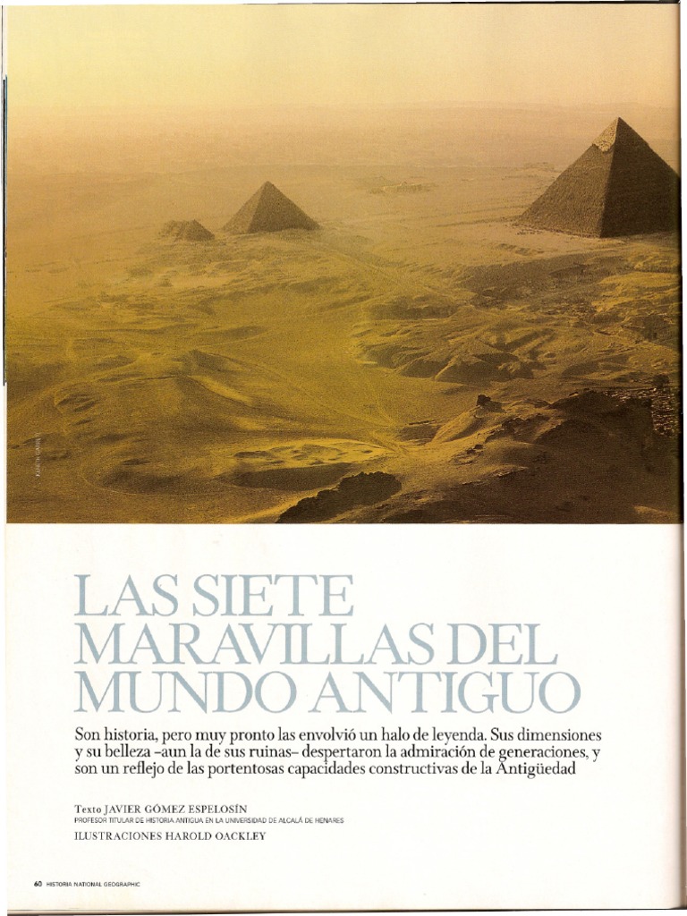 Historia National Geographic - Nº 1 - Las Siete Maravillas de La ...