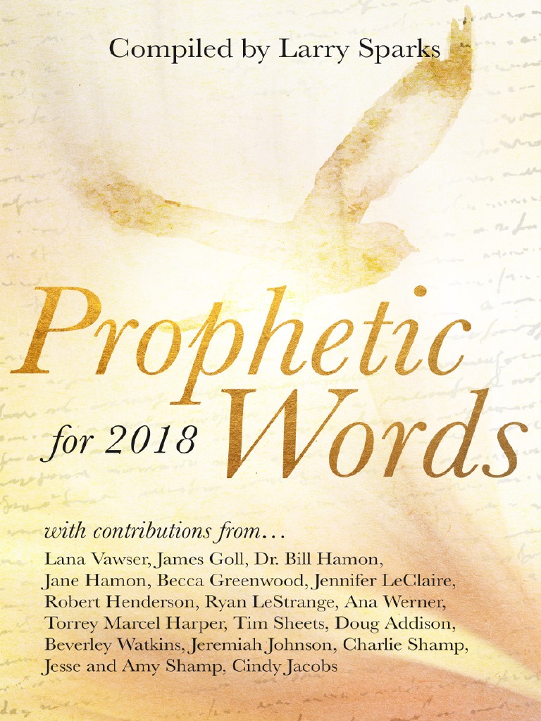 Prophetic Words For 2018 | PDF | Prophecy | Jesus