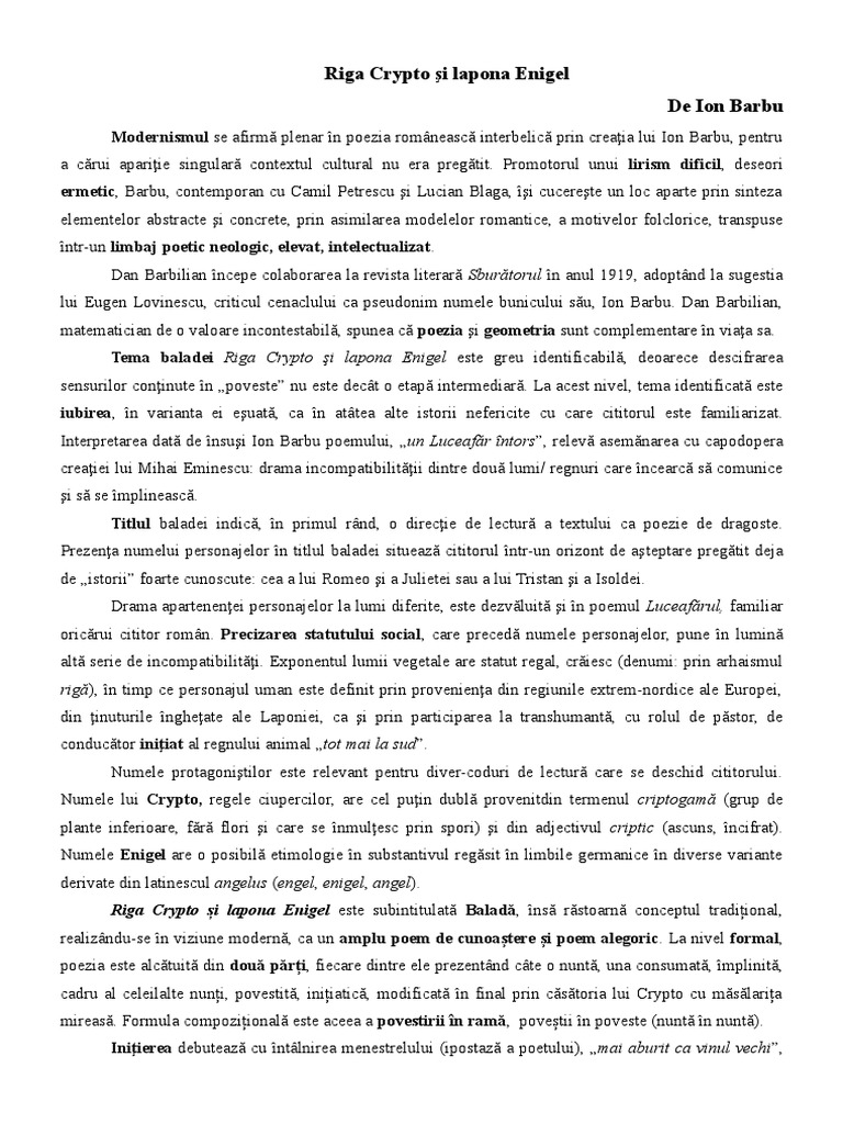 Riga Crypto - Eseu | PDF