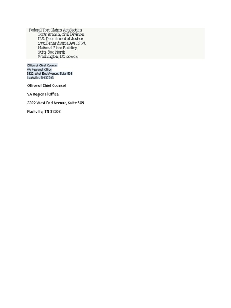 Federal Tort Claims Act Section | PDF | Government Information | Common Law