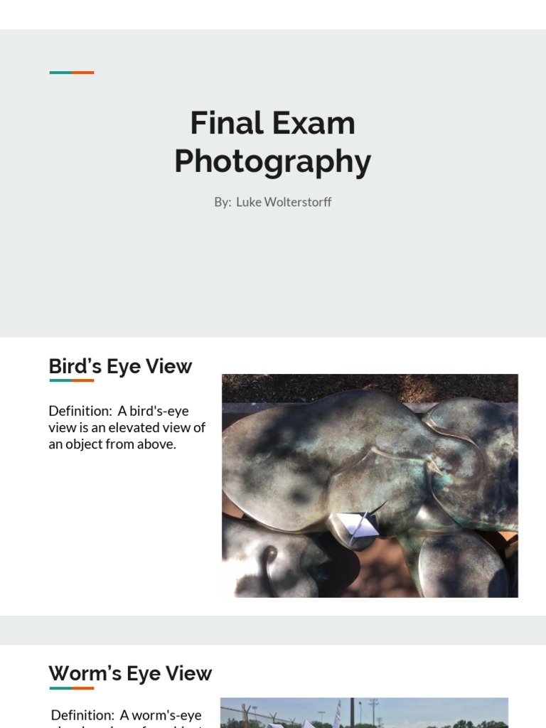 Final Exam Photography | PDF | Technology & Engineering