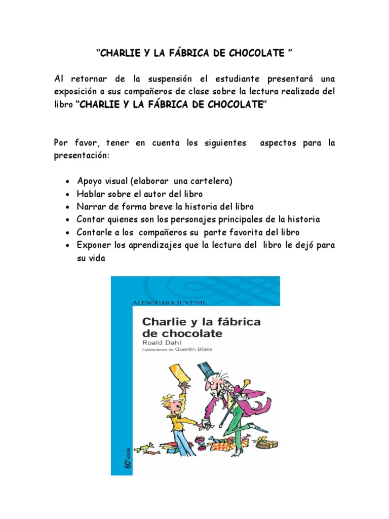 Charlie y La Fabirca de Chocolate | PDF
