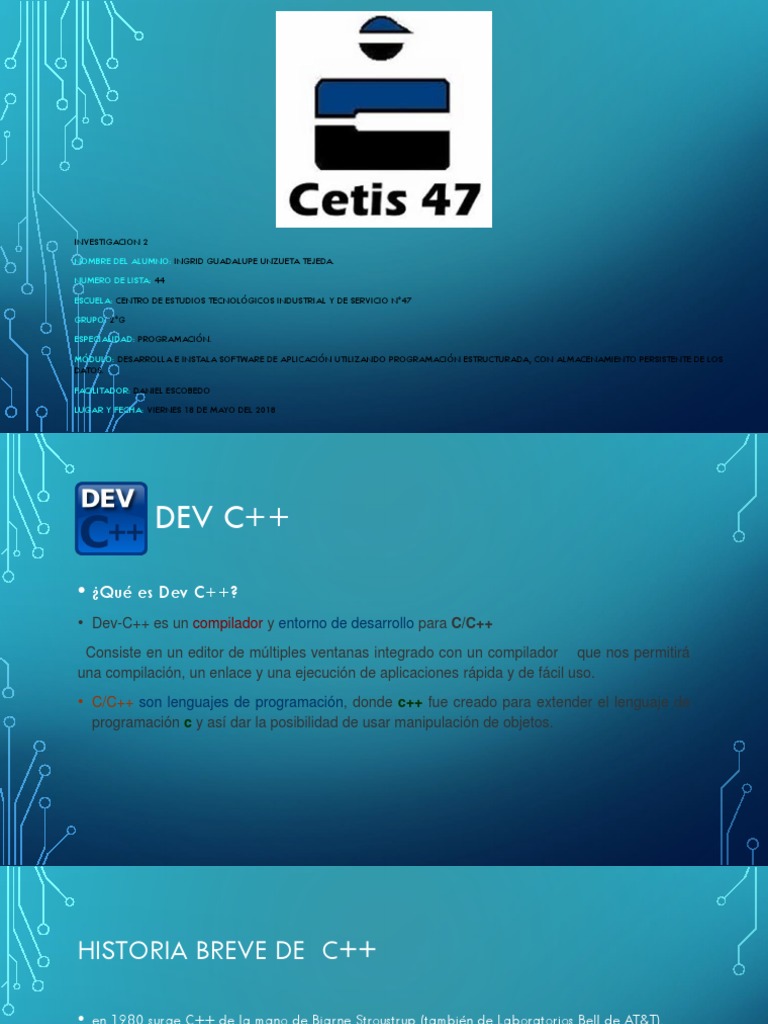 Investigación Dev C++ | PDF | Entorno de desarrollo integrado ...
