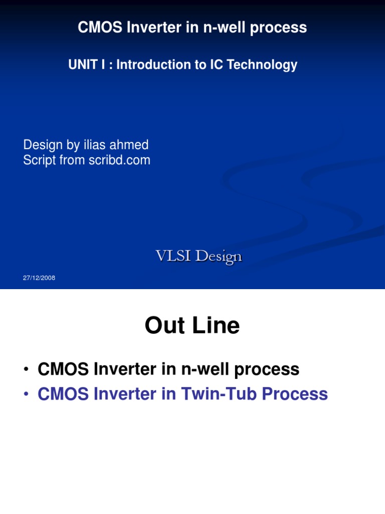 Lecture CMOS NWELL and TwinTub Process | PDF | Cmos | Semiconductors