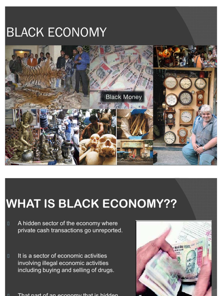 Final Presentation On Black Economy | PDF