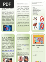 Triptico Tabaco | PDF | Fumar tabaco | Adicción