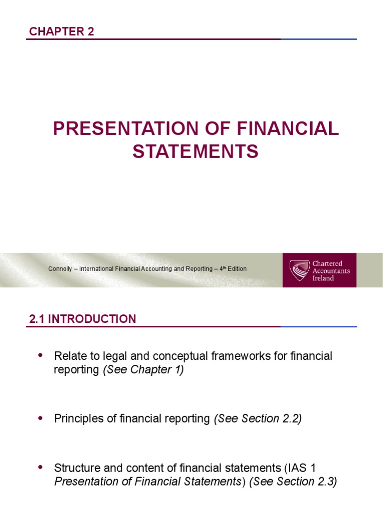 IAS 1 Financial Statement Presentation | PDF | International Financial ...