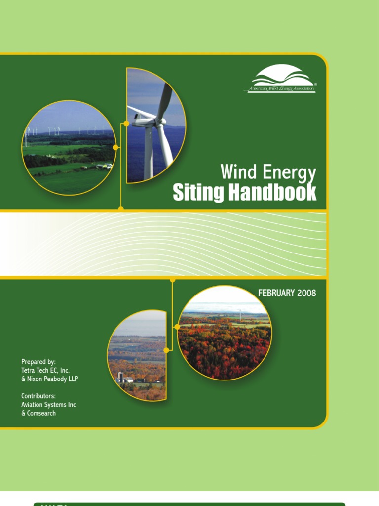 Wind Energy Siting Handbook - Feb2008 | PDF
