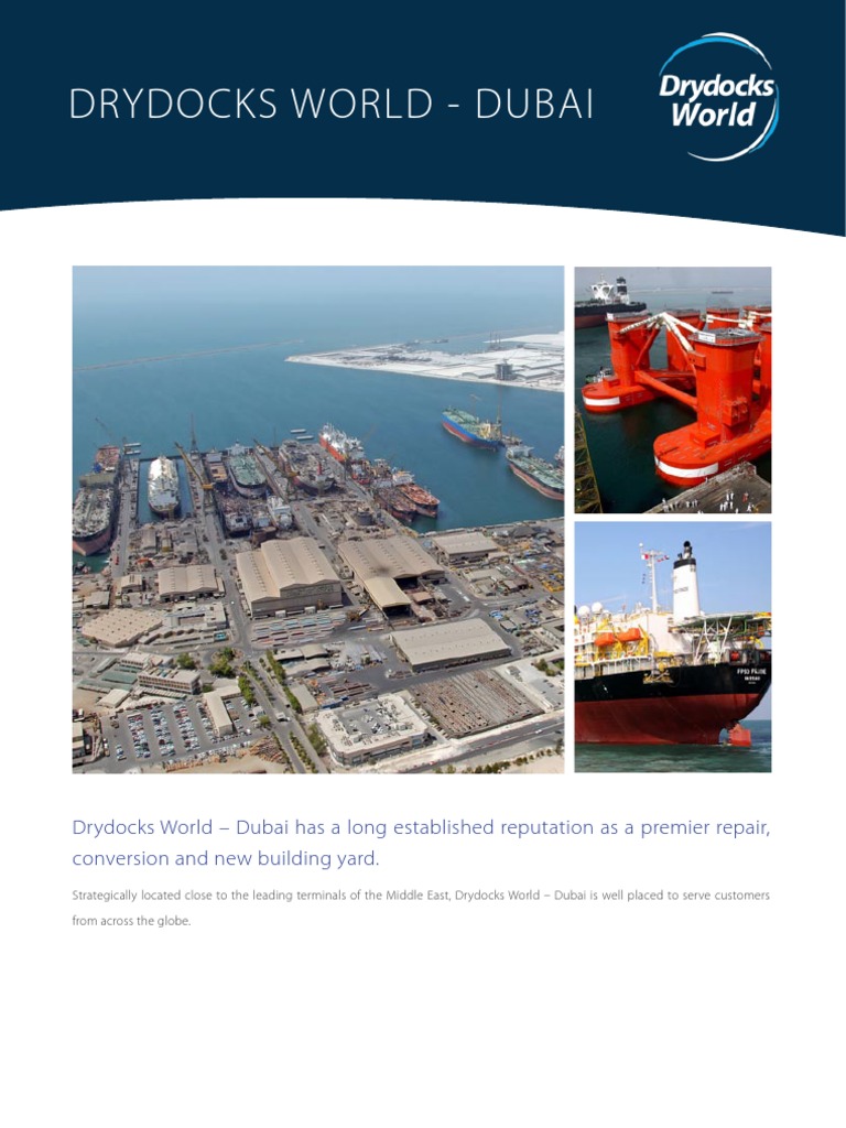 Yard Layout Drydocks World Dubai | PDF | Crane (Machine) | Dubai