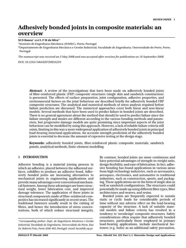 JM Da 219 | PDF | Adhesive | Composite Material