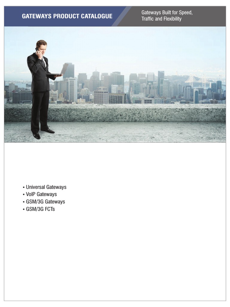 Media Gateways Built For Speed, Traffic and Flexibility | PDF | Voice ...
