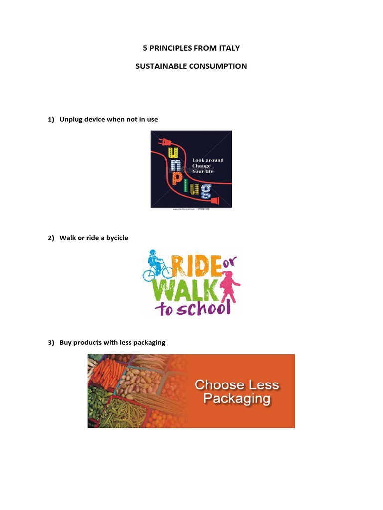 5 Principles | PDF | Global Environmental Issues | Sustainable Development