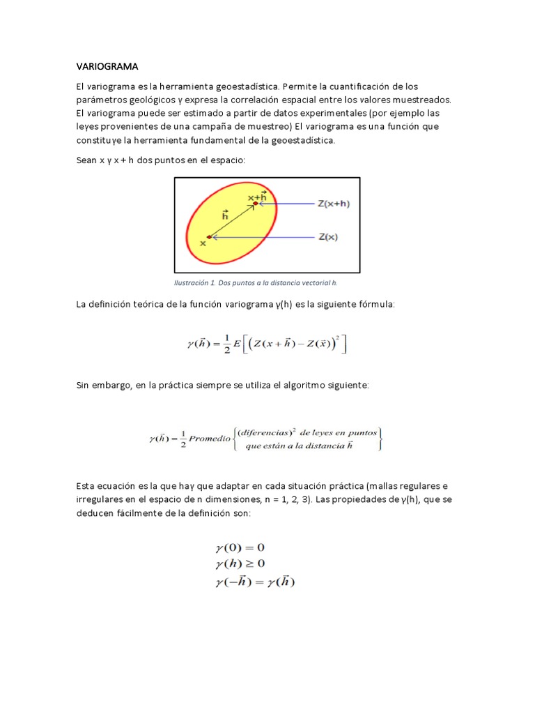El Variograma | PDF | Función (Matemáticas) | Enseñanza de matemática