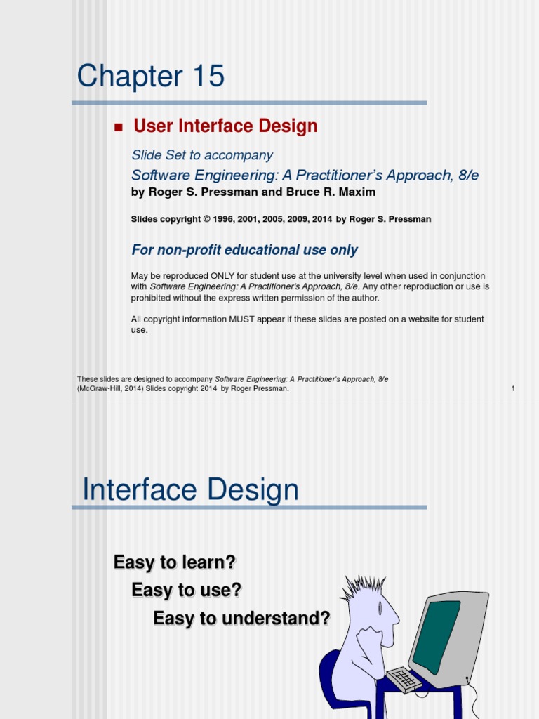 User Interface Design: Software Engineering: A Practitioner's Approach ...