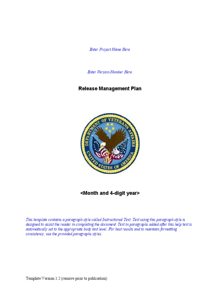 Release Management Plan Template[1]