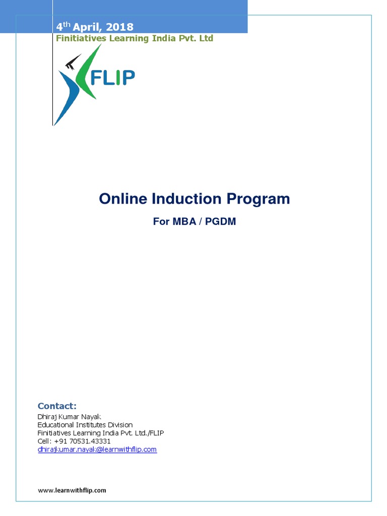 Induction Brochure 2018 | PDF | Debits And Credits | Income Statement