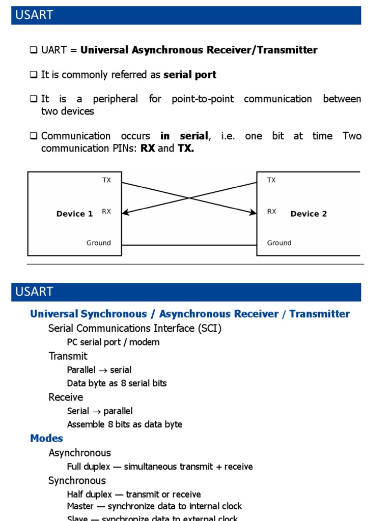 USART | Download Free PDF | Electronic Engineering | Areas Of Computer Science