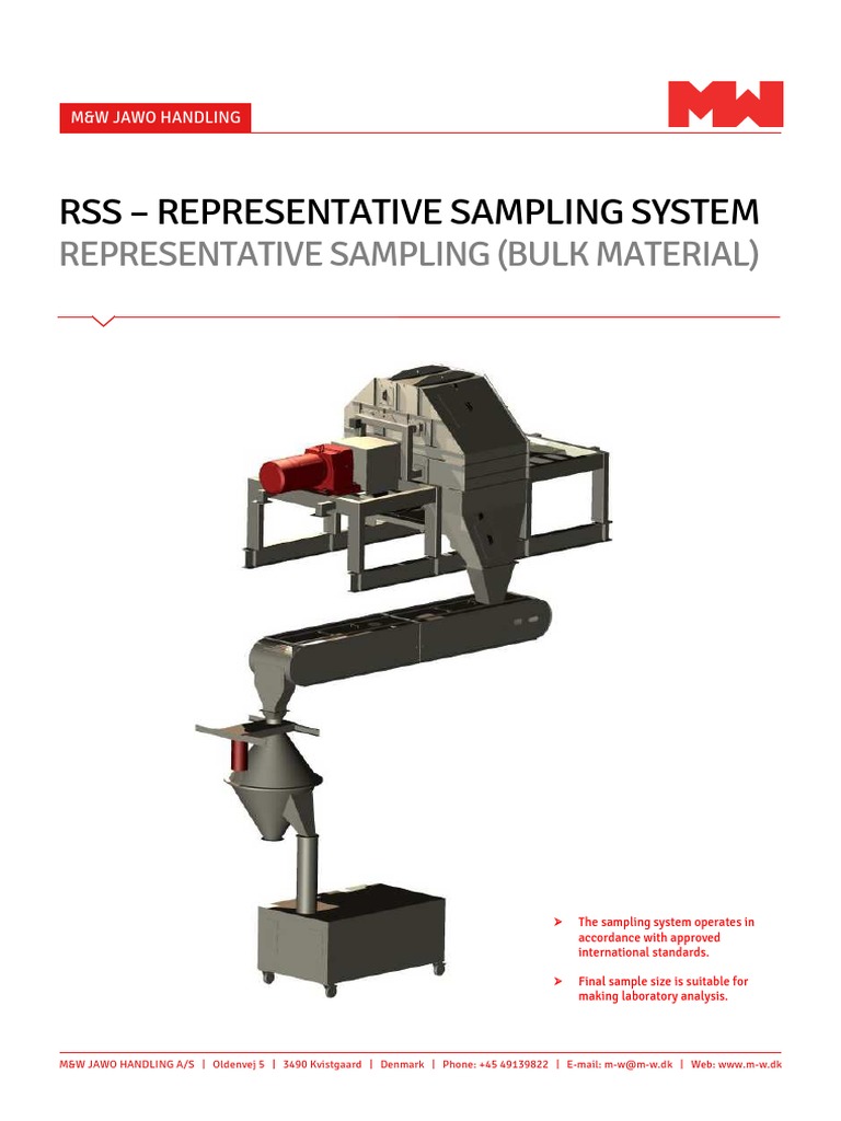 M&W Representative Sampling System - Bulk | PDF | Sampling (Statistics ...