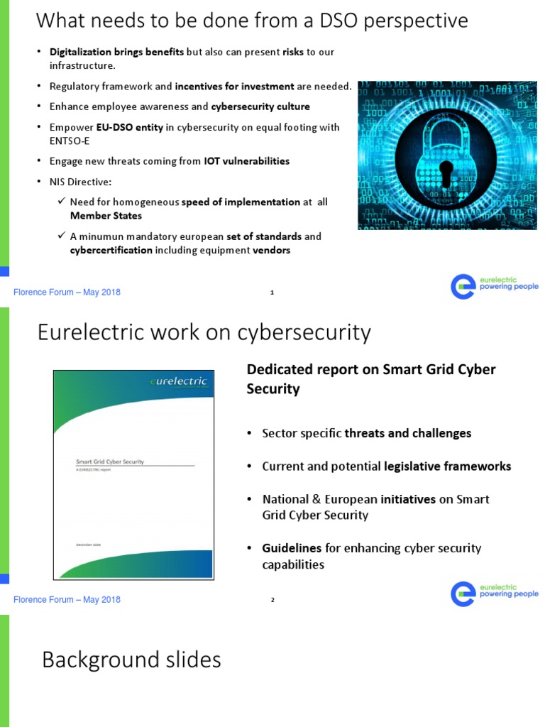 Session 4.5.3-Eurelectric Cybersecurity | PDF | Computer Security ...