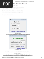 Astm-Ip (Petroleum Measurement Tables) | PDF