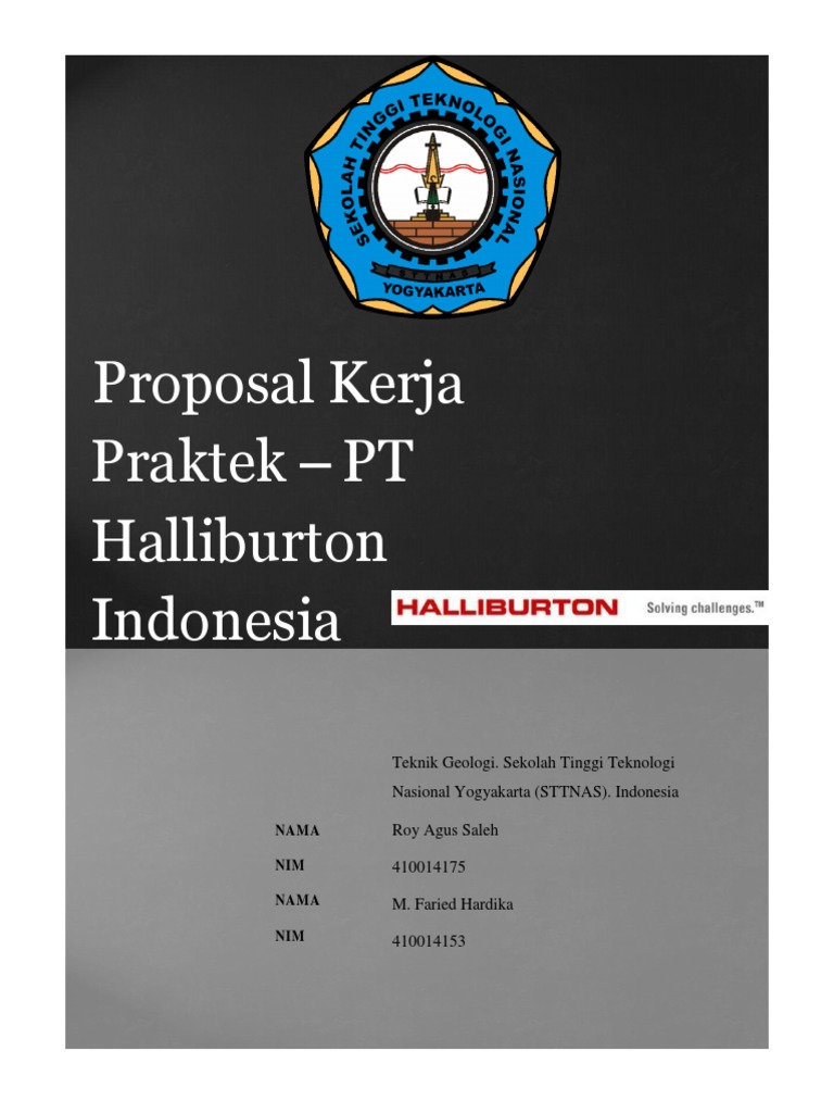 Proposal KP PT - Halliburton | PDF