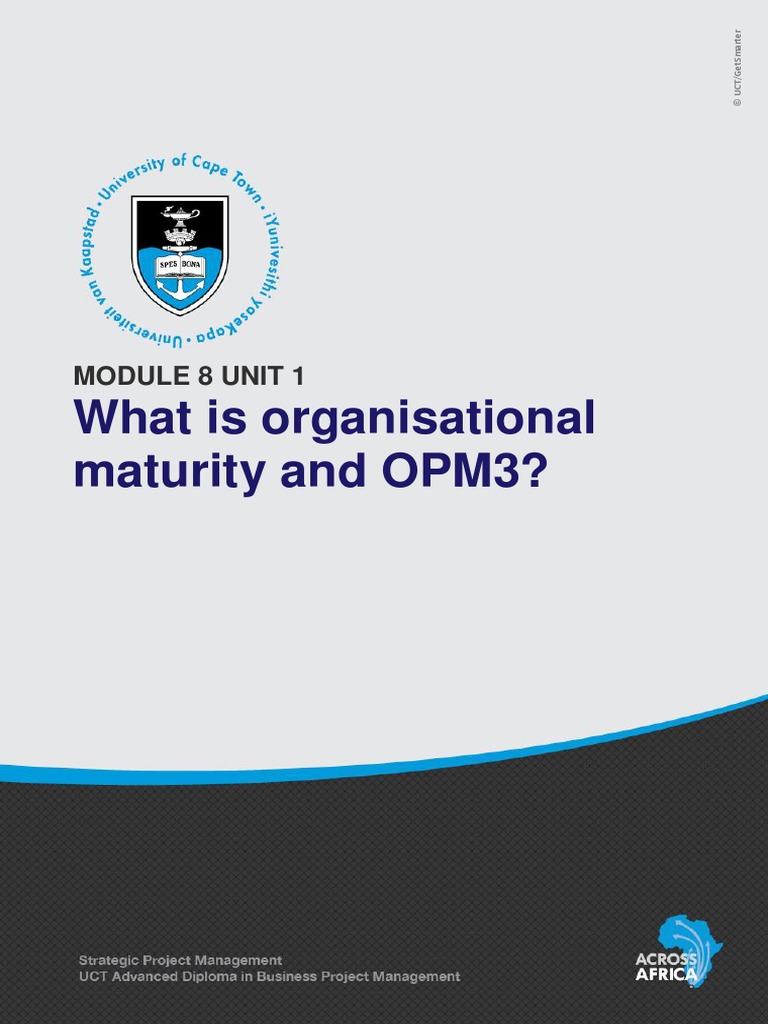 What Is Organisational Maturity and Opm3 | PDF | Project Management ...