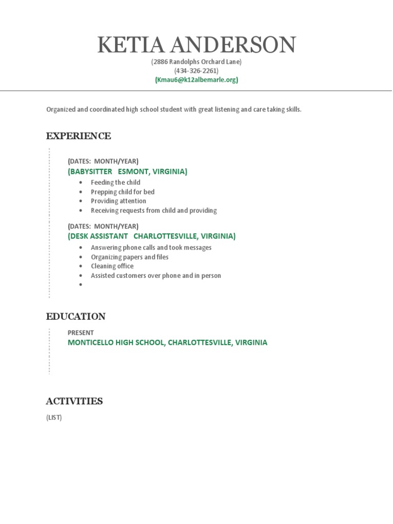 Resume Sample 2 | PDF | Business