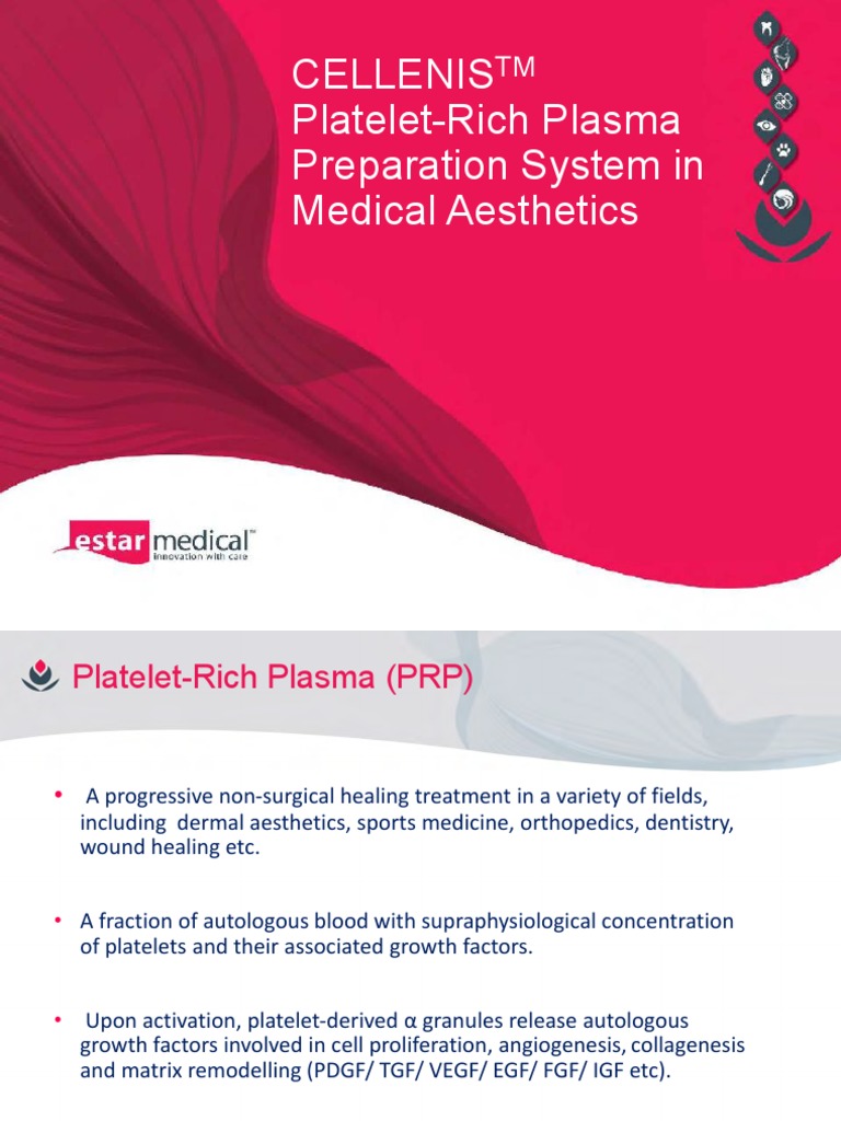 Cellenis PRP System Overview | PDF | Wound Healing | Angiogenesis