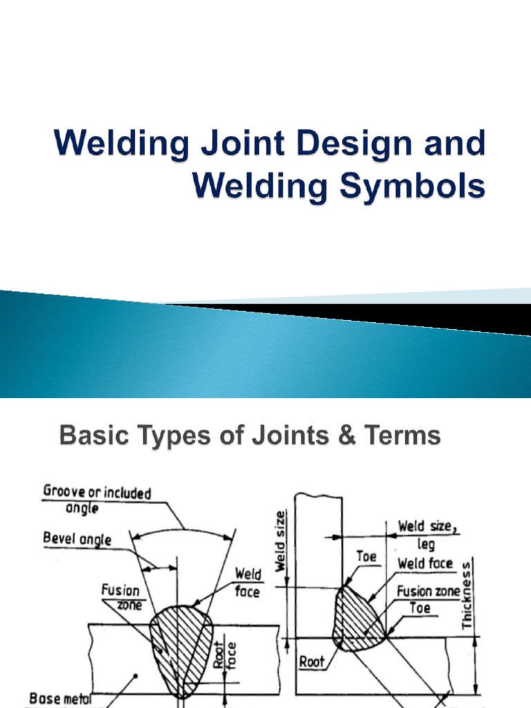Weld Joint Design and Weld Symbol | PDF | Welding | Construction