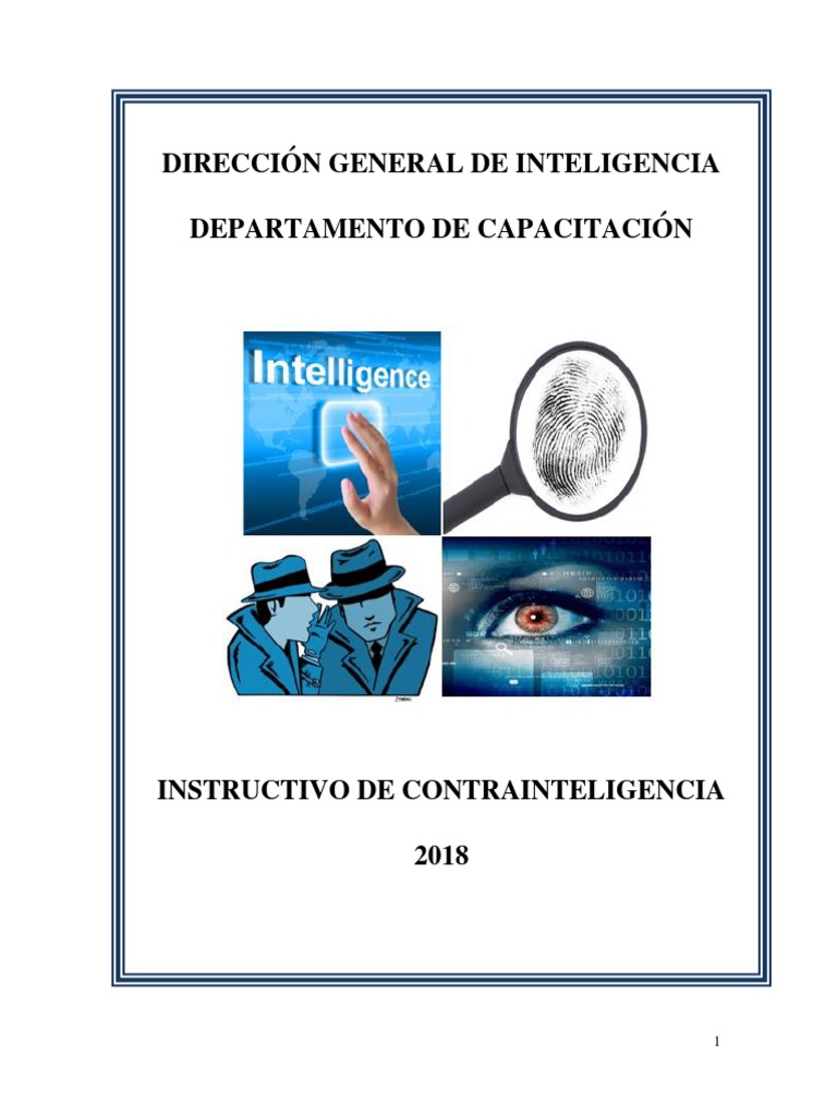 Contra Inteligencia | PDF | Inteligencia de señales | Policía