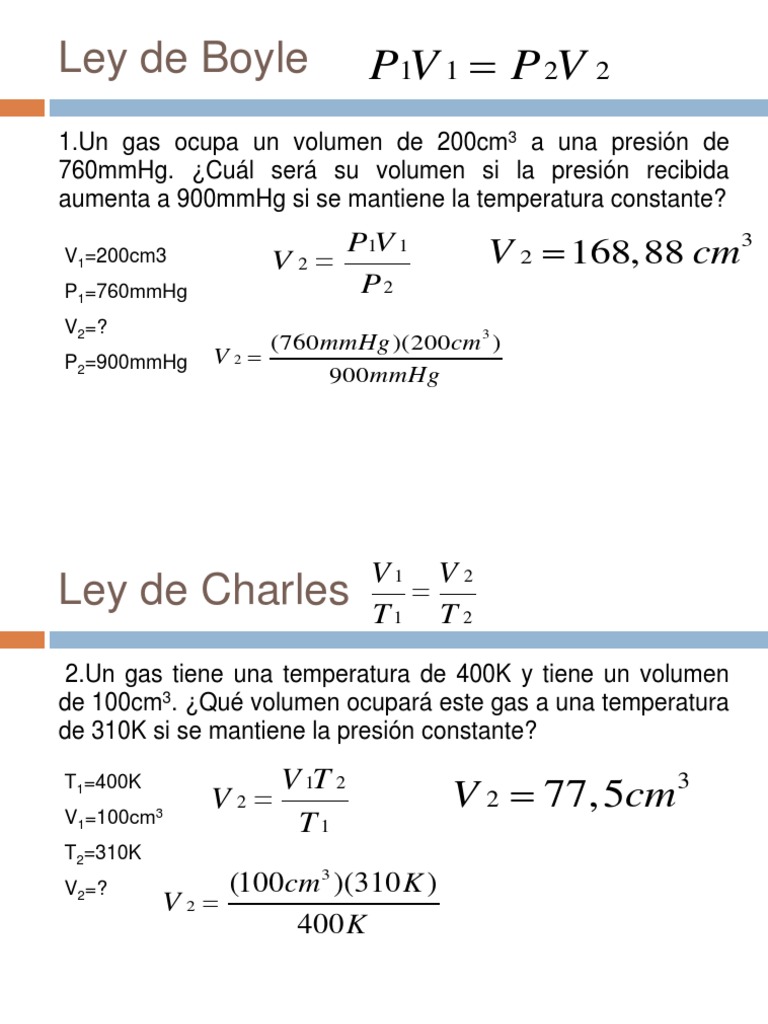 Solucionario Problemas Gases | PDF | Gases | Mole (Unidad)