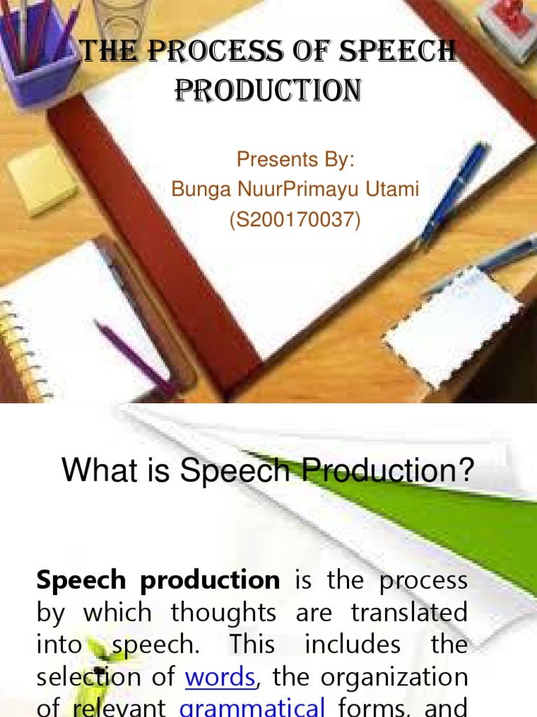 The Process of Speech Production | PDF | Speech | Larynx