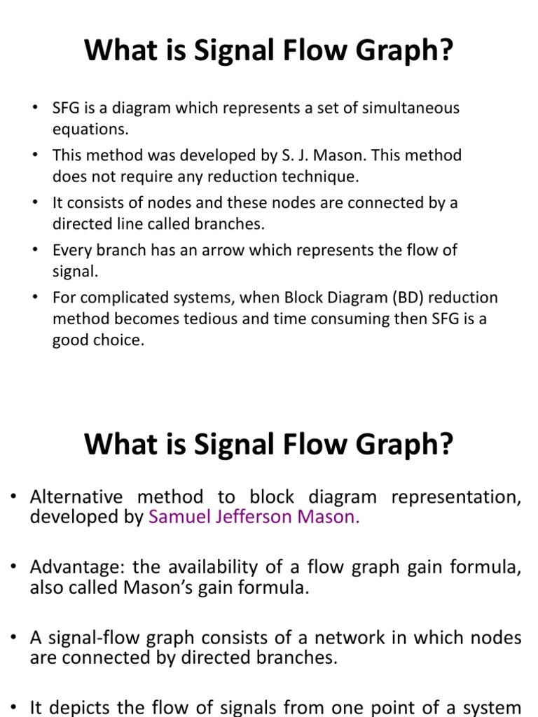 Signal Flow Graph | Download Free PDF | Systems Science | Mathematical ...